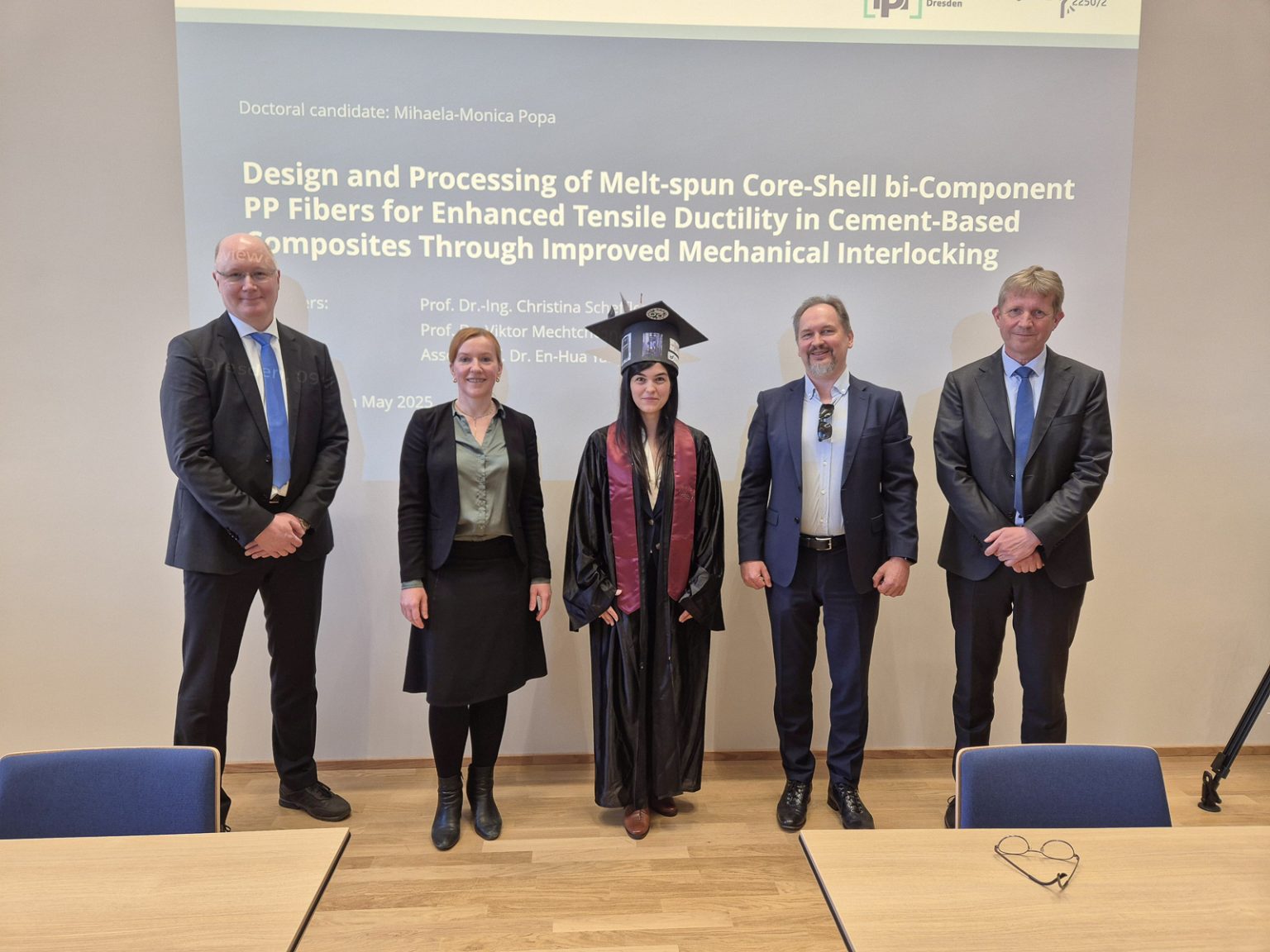 Herzlichen Glückwunsch an Frau Mihaela-Monica Popa, M.Sc., zur ...